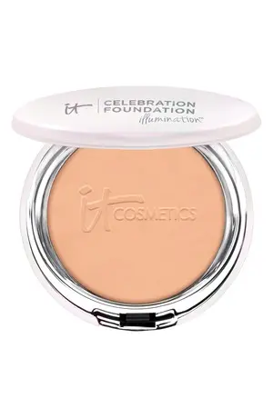 IT COSMETICS Celebration Foundation Illumination™ Full Coverage Anti-aging Hydrating Powder Foundation Tan (w)