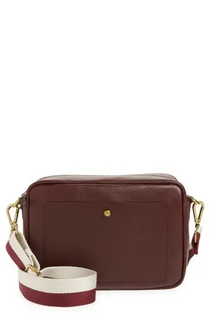 Madewell The Medium Transport Camera Bag Dark Cabernet