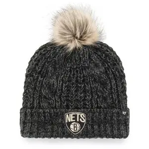 '47 47 Brooklyn Nets Meeko Cuffed Knit Hat With Pom - Black