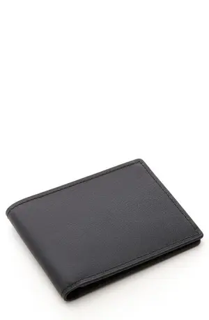 ROYCE NEW YORK Rfid Leather Bifold Wallet Burgundy