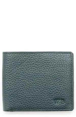 ROYCE NEW YORK Rfid Leather Bifold Wallet - Dark Green
