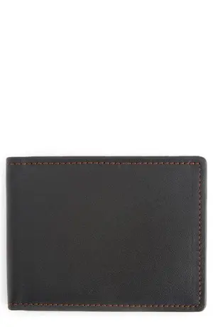 ROYCE NEW YORK Rfid Leather Bifold Wallet - Tan