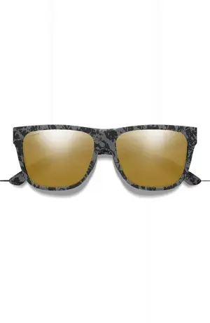 SMITH Smith Lowdown 2 55mm Chromapop™ Polarized Sunglasses Gray Marble / Bronze