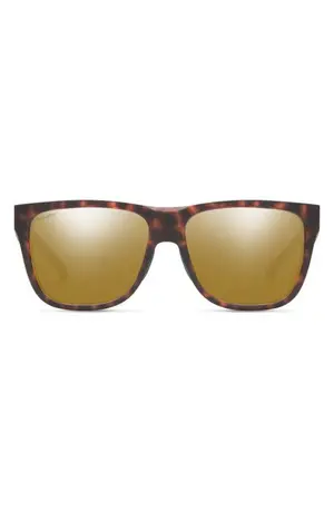 SMITH Lowdown 2 55mm Chromapop™ Polarized Sunglasses - Matte Tortoise/ Bronze