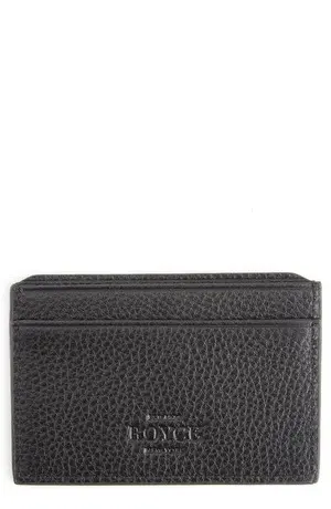 ROYCE NEW YORK Rfid Leather Card Case - Black