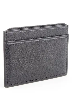 ROYCE NEW YORK Rfid Leather Card Case - Black