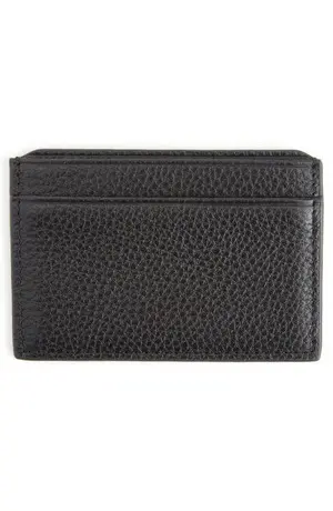 ROYCE NEW YORK Rfid Leather Card Case - Black