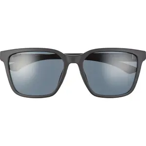 SMITH Shoutout Core 57mm Polarized Sunglasses - Matte Black/polar Gray Green