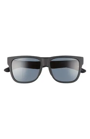 SMITH Lowdown 2 Core 55mm Sunglasses - Matte Black/polar Gray Green