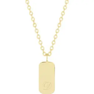 BROOK & YORK Brook And York Sloan Initial Pendant Necklace Gold D