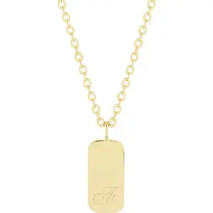 BROOK & YORK Brook And York Sloan Initial Pendant Necklace Gold F
