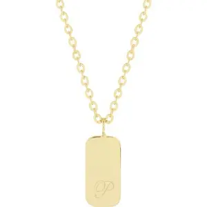 BROOK & YORK Brook And York Sloan Initial Pendant Necklace Gold P