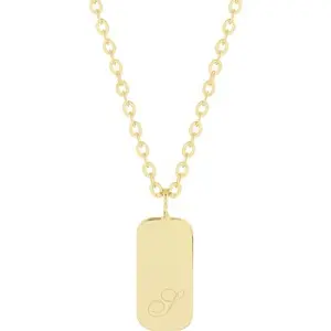 BROOK & YORK Brook And York Sloan Initial Pendant Necklace Gold S