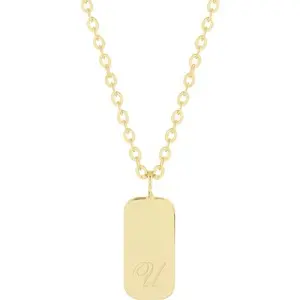 BROOK & YORK Brook And York Sloan Initial Pendant Necklace Gold U
