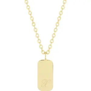 BROOK & YORK Brook And York Sloan Initial Pendant Necklace Gold X