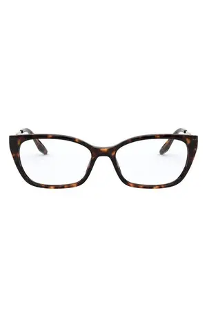 Prada Prada 54mm Rectangle Optical Glasses One-color