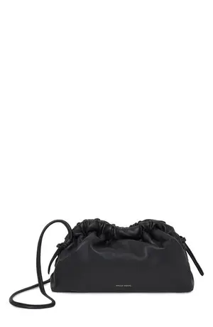 MANSUR GAVRIEL Mini Cloud Clutch - Black/flamma