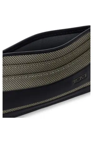 Tumi Alpha Slim Nylon Card Case - Grey Alloy