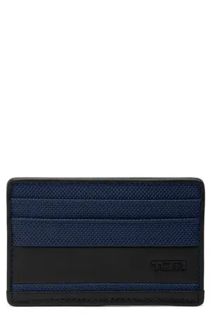 Tumi Alpha Slim Nylon Card Case Navy