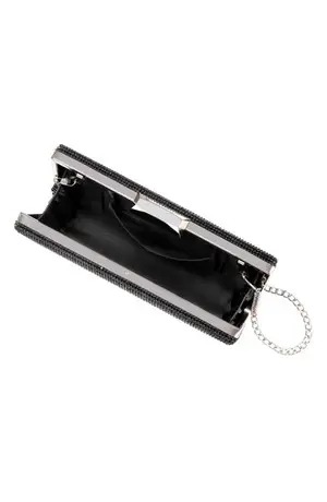 Nina Desyre Crystal Minaudière - Black