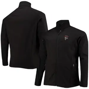 DUNBROOKE Atlanta Falcons Big & Tall Sonoma Softshell Full-zip Jacket - Black