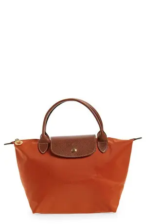 Longchamp Le Pliage Original Top Handle Bag - Brick