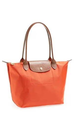 Longchamp Medium Le Pliage Shoulder Tote - Brick