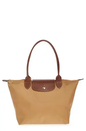 Longchamp Medium Le Pliage Shoulder Tote - Fawn