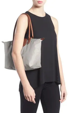 Longchamp Medium Le Pliage Shoulder Tote - Pebble