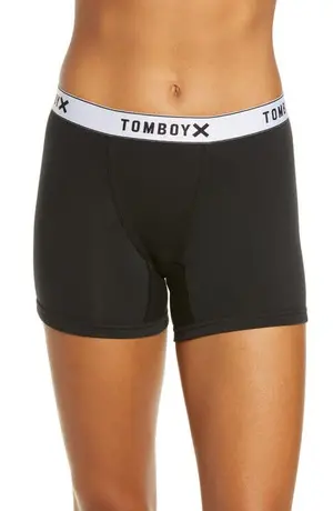 TOMBOYX First Line Stretch Cotton Period 4.5-inch Trunks Black