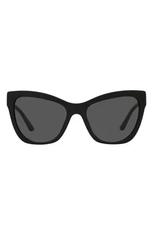 Versace Versace 56mm Cat Eye Sunglasses Black