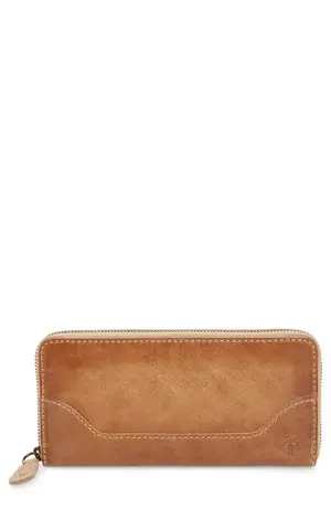 Frye Melissa Leather Wallet Beige