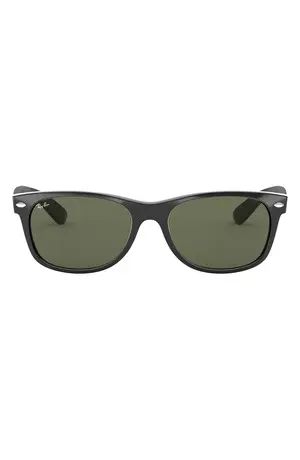 Ray-ban Ray-Ban 55mm Rectangular Wayfarer Sunglasses Black Green