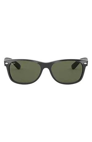 Ray-ban 55mm Rectangular Wayfarer Sunglasses - Black