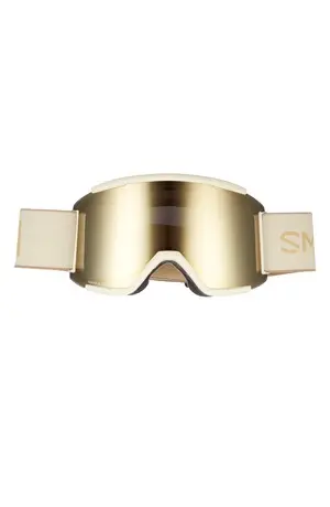 SMITH Squad XL 185mm Snow Goggles Birch Black Gold Mirror