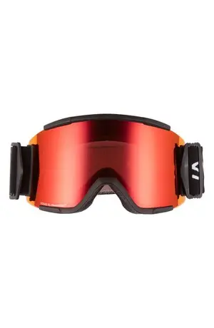 SMITH Squad Xl 185mm Snow Goggles - Black/ Everyday Red Mirror