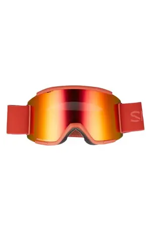 SMITH Squad XL 185mm Snow Goggles Clay Red Mirror