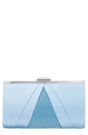 Nina Ophelia Frame Clutch - Sky Blue