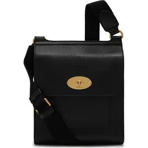 Mulberry Small Antony Leather Crossbody Bag - A100 Black