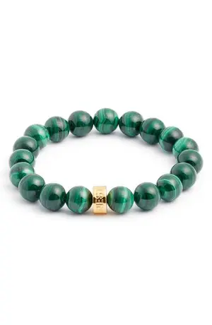 Nest Jewelry Stretch Bracelet - Malachite