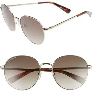 Longchamp 56mm Round Sunglasses