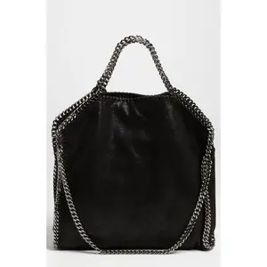 Stella McCartney Falabella Foldover Tote - Black