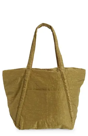Baggu Baggu Cloud Nylon Canvas Tote Moss