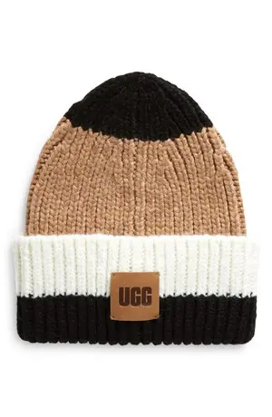 UGG UGG Chunky Ribbed Beanie Chestnut Multi