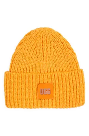 UGG UGG Chunky Ribbed Beanie Orange Sherbert