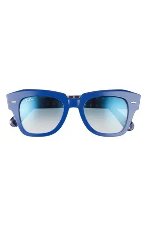 Ray-ban Ray-Ban State Street Square Sunglasses Blue/blue Gradient