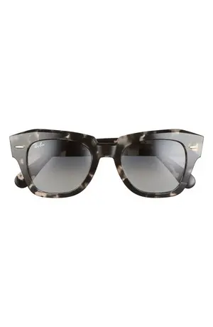 Ray-ban Ray-Ban State Street Square Sunglasses Gray Havana/ Grey Gradient