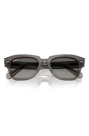 Ray-ban State Street Square Sunglasses - Transparent Grey