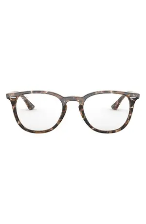 Ray-ban 50mm Cat Eye Eyeglasses - Shiny Brown