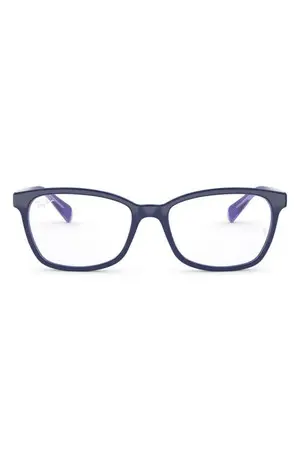 Ray-ban Ray-Ban 52mm Square Eyeglasses Blue